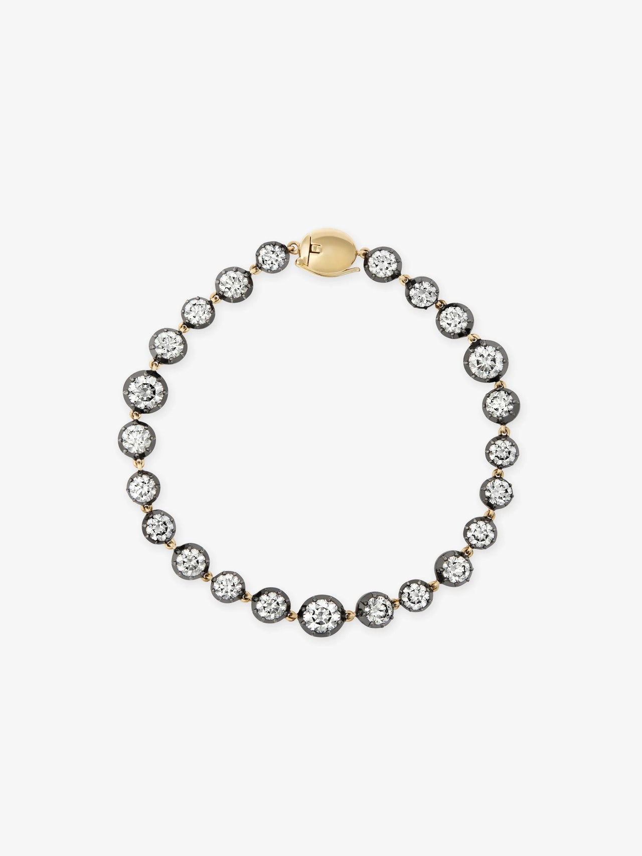Signature Diamond Button Back Bracelet | Jessica McCormack – Jessica ...