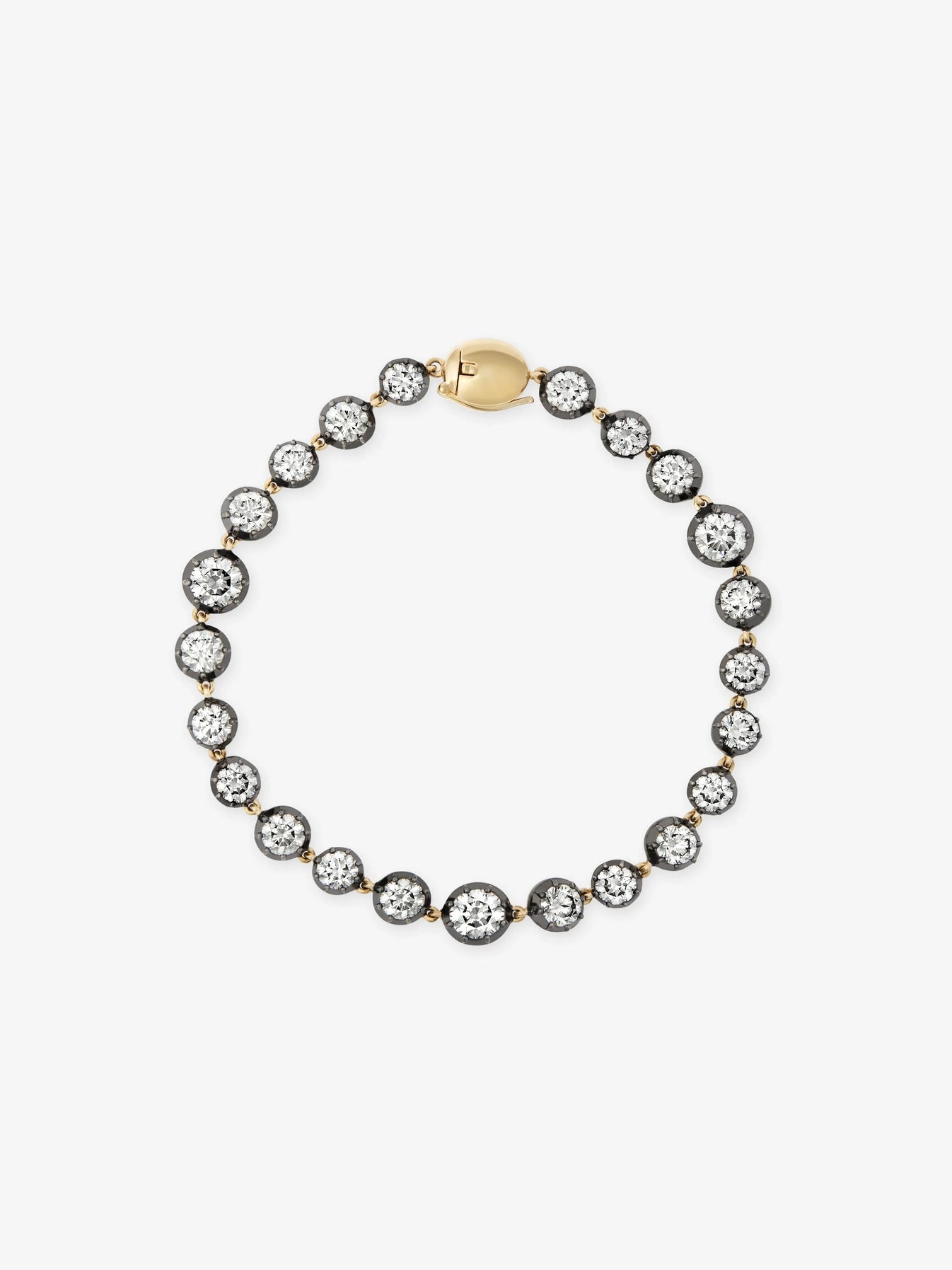Signature Diamond Button Back Bracelet | Jessica McCormack – Jessica ...