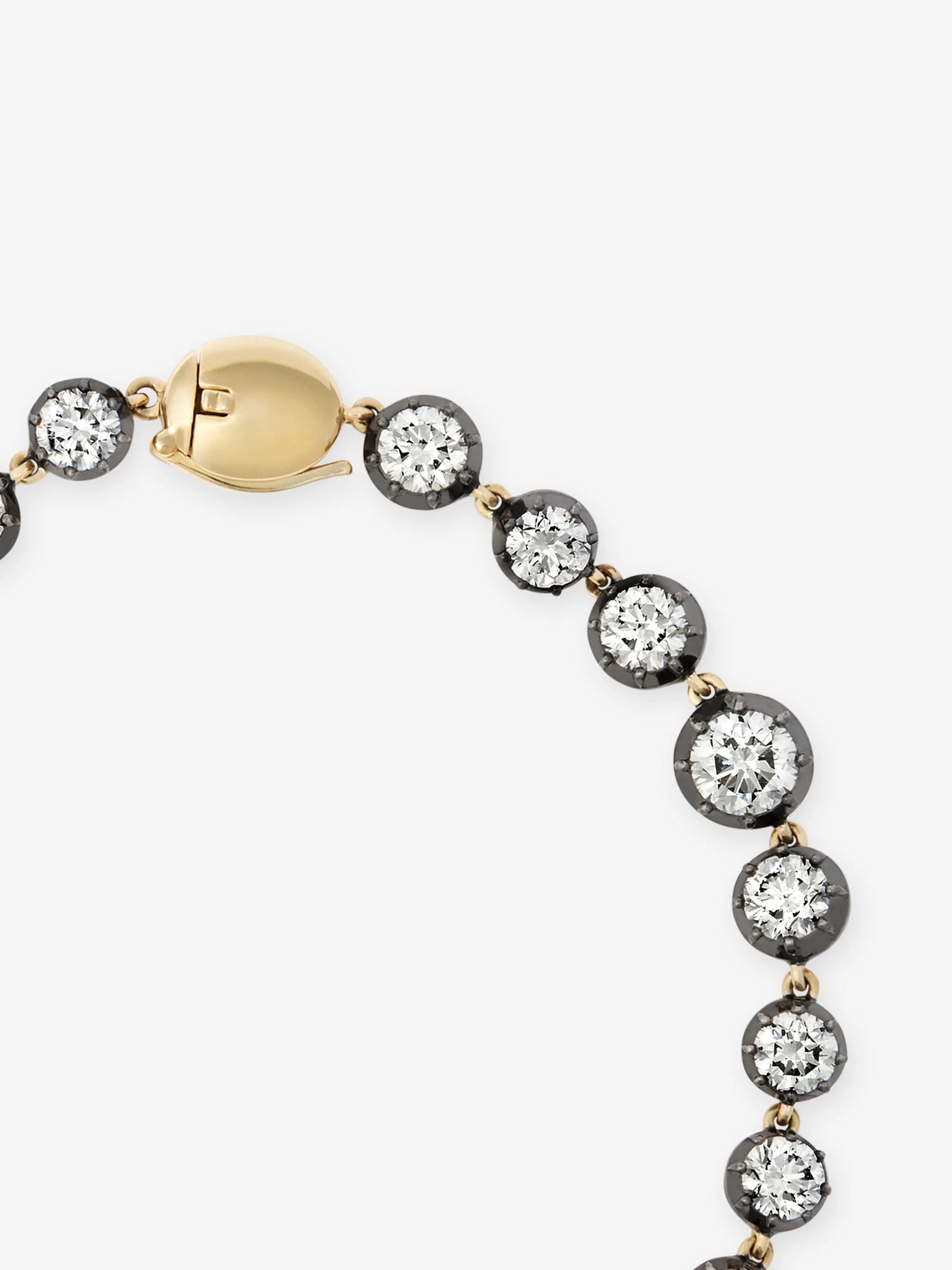 Signature Diamond Button Back Bracelet | Jessica McCormack – Jessica ...