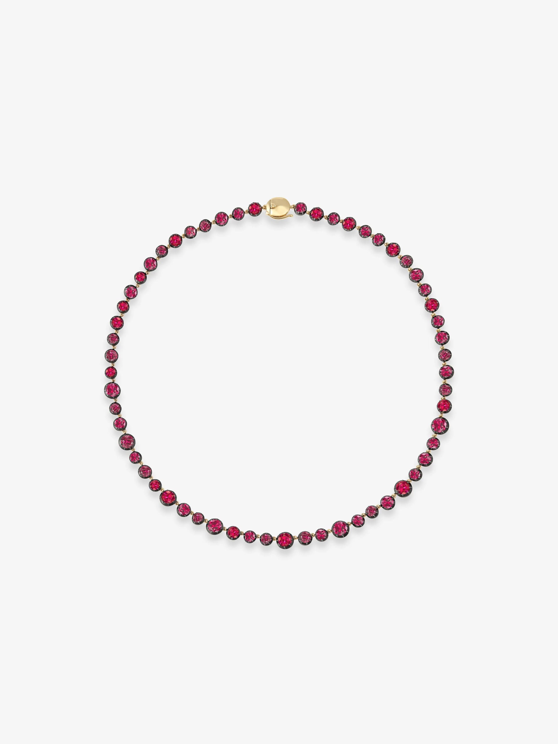 Signature Ruby Button Back Necklace – Jessica McCormack US