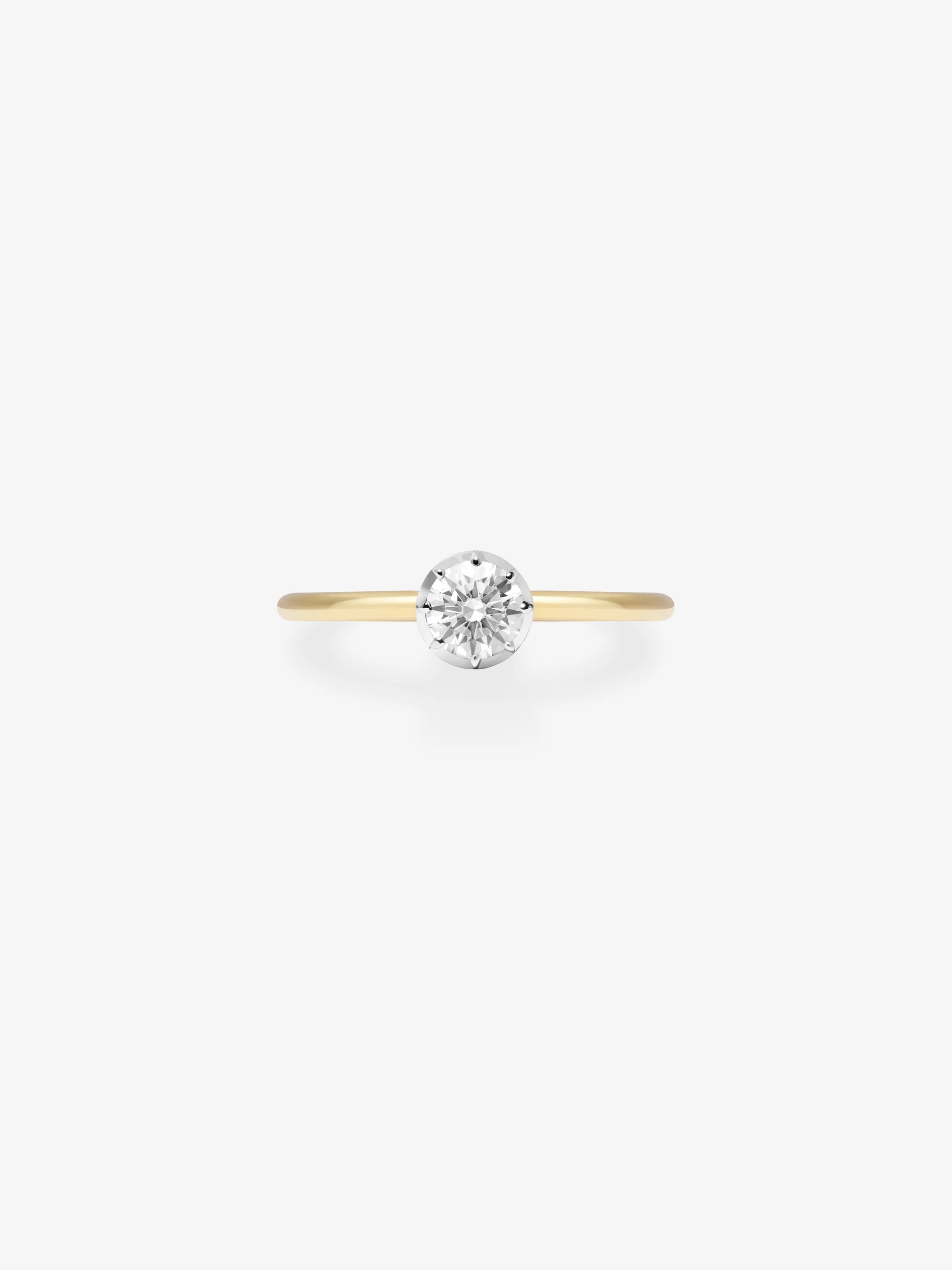 0.40ct Diamond & White Gold Button Back Ring | Jessica McCormack ...